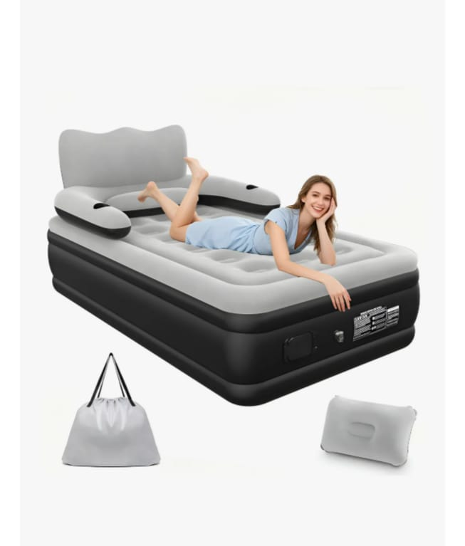 Colchón Inflable Tamaño Individual Con Bomba De Aire | Coppel.com