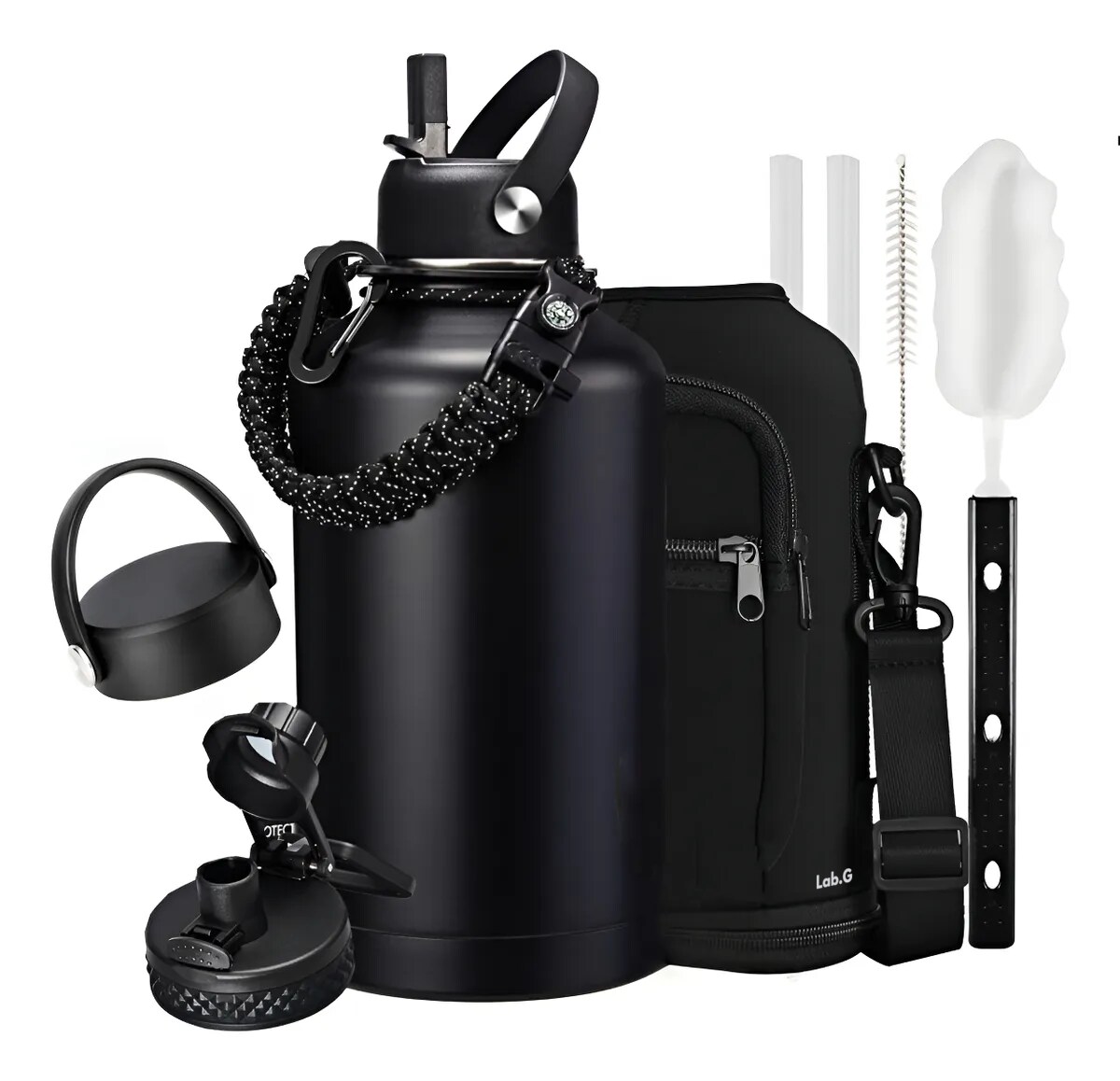 ''botella De Agua Lab.g Térmica Frío Deportiva Negro '' | Coppel.com