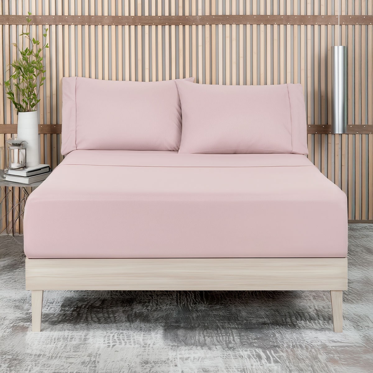 Sábana De Microfibra Esquimal Individual Palo De Rosa Ultra Suaves ...