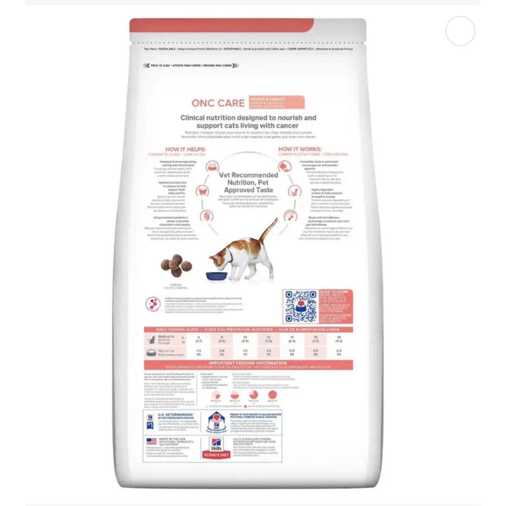 Hills Felino Onc Care 3.2 Kg 1 Unid X Caja Mas Pelota Spiny Caucho ...