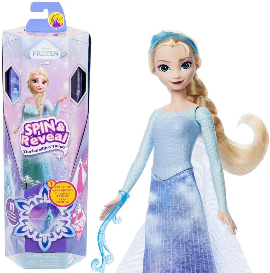 Disney Frozen Muñeca Spin And Reveal Elsa Jbg59 | Coppel.com