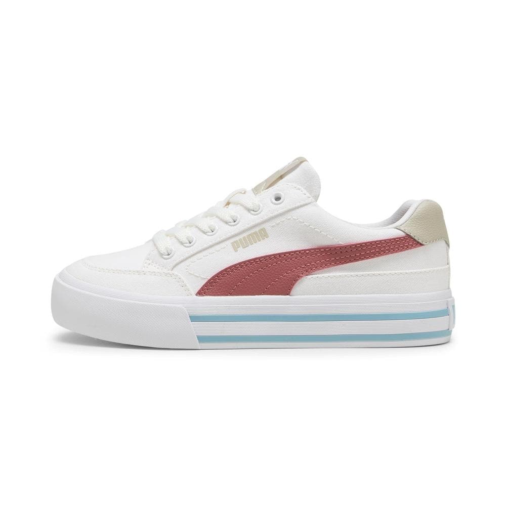 Tenis Puma Court Classic Vulc Formstrip Jr Para Niña Rosa | Coppel.com