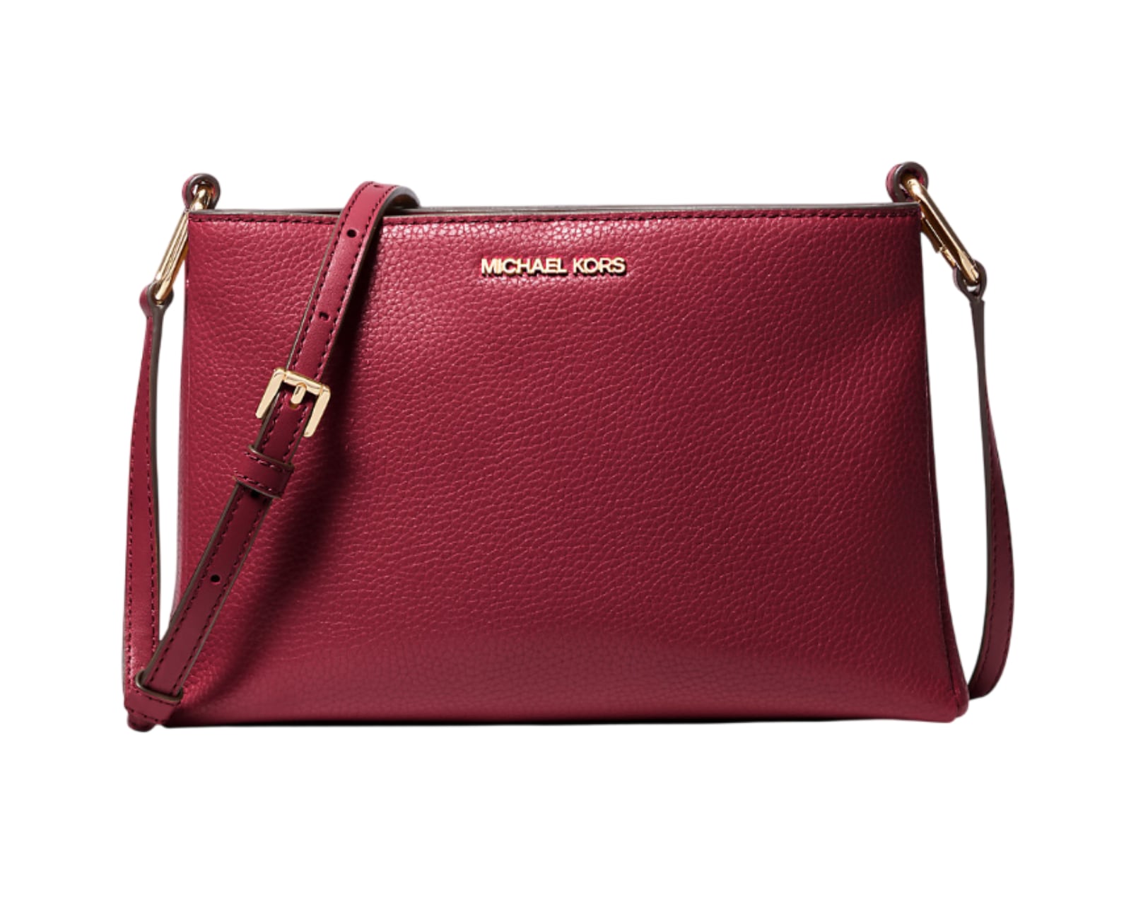 Bolsa Michael Kors Trisha Medium Pebbled Leather Crossbody 35h1g9tc8l ...