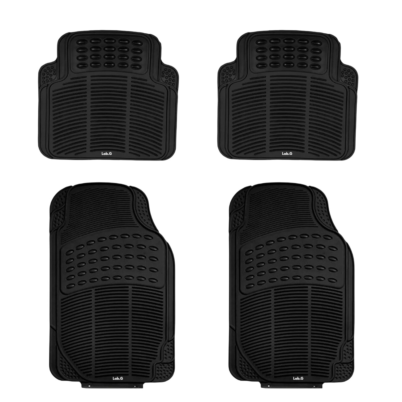Tapete para Auto Lab.g Universal Uso Rudo 4 Piezas Negro | Coppel.com