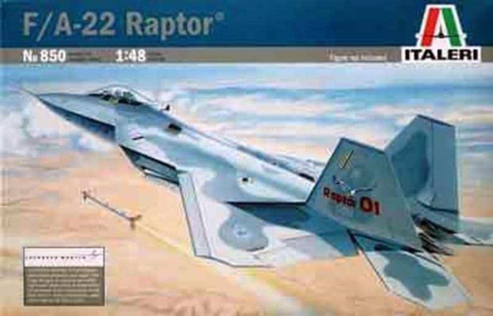 Kit De Maquetas Italeri Models Lockheed Martin F-22 Raptor Plane ...