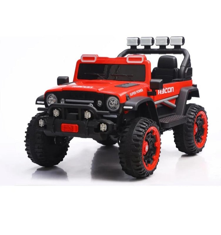 Carro Montable Eléctrico Con Karaoke Camioneta 4x4 Nino Rojo | Coppel.com