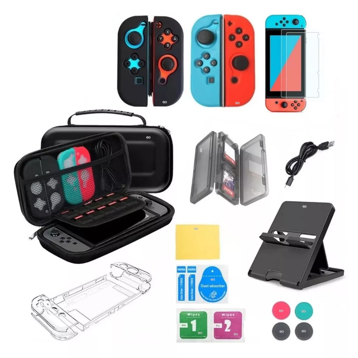Kit De 25 Accesorios Para Nintendo Switch No Incluye Consolas Eo Safe ...
