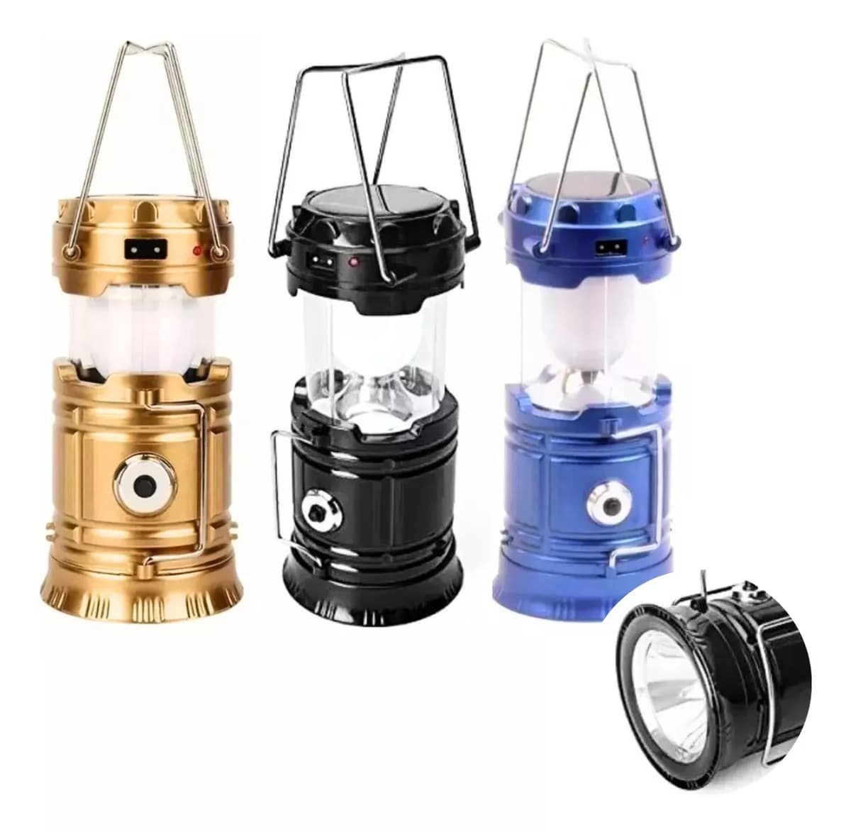 Lámpara Solar Recargable Dosyu DY-YL09 Multicolor para Campismo con ...