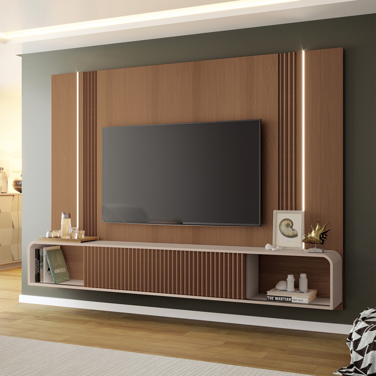 Panel De Tv Empire, Capacidad Para Tv De Hasta 85''bossa | Coppel.com