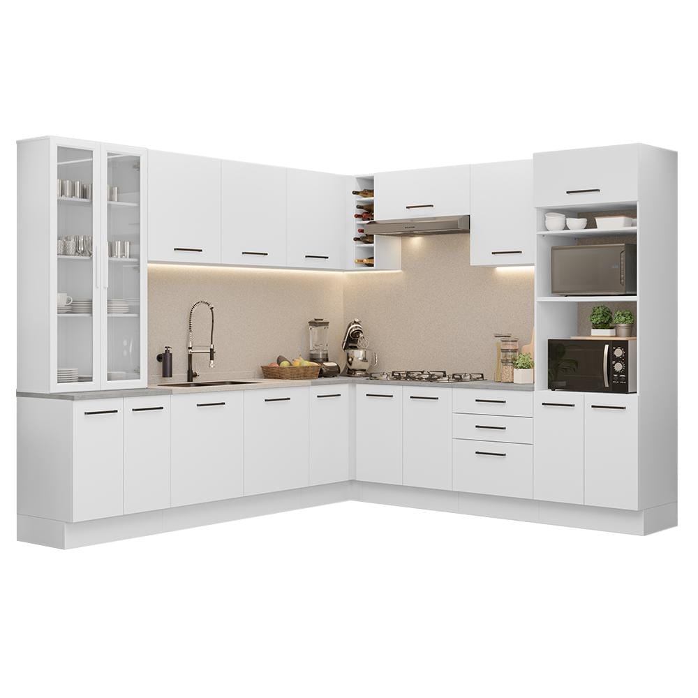 Cocina Integral Completa Armario De Vidrio Madesa Agata Bb 1 | Coppel.com
