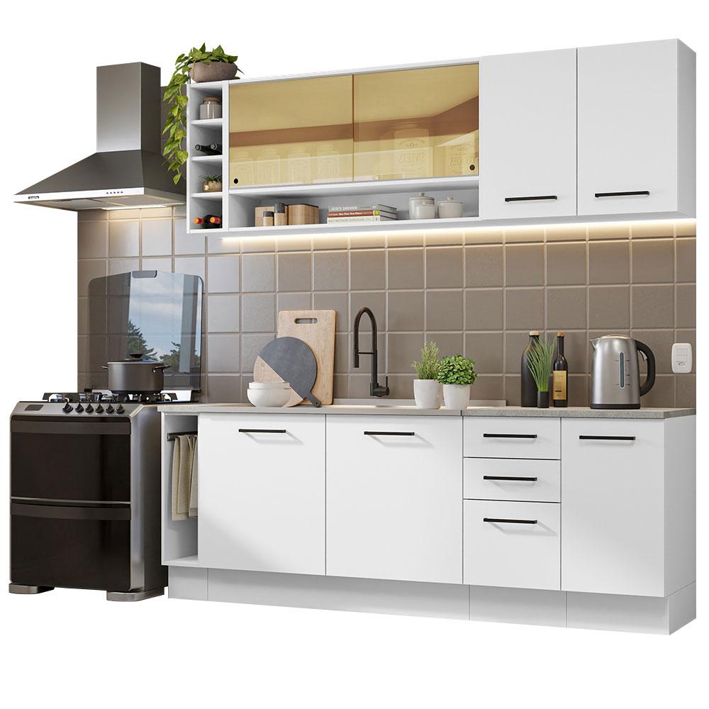 Cocina Integral Completa Modular Madesa Agata 220cm Bb 01 | Coppel.com