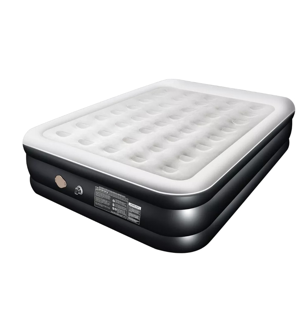 Colchón Inflable De 203 Cm X 152 Cm X 46 Cm Queen Color Gris/negro ...