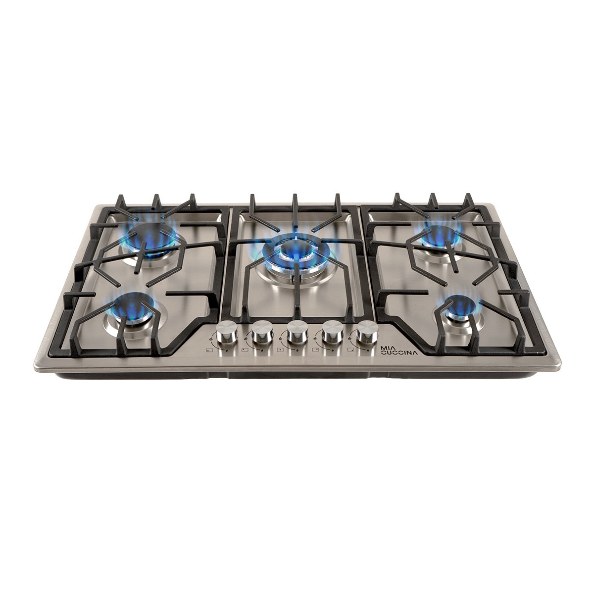 Parrilla de Gas Level Home 5 Quemadores de Acero Inoxidable | Coppel.com