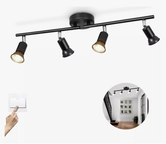 Lámparas Xtellar De Techo De Riel Para Decorativas Moderna 4 Luces ...