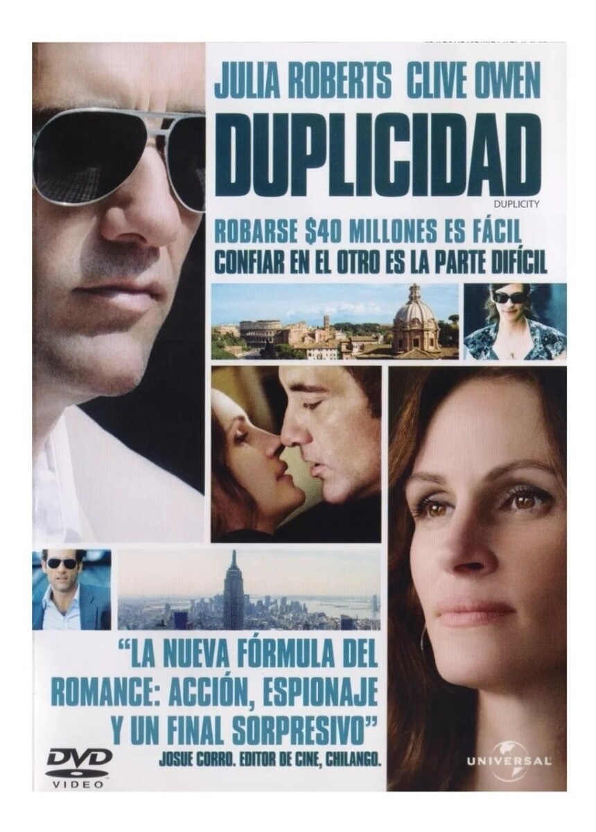 Duplicidad Duplicity Clive Owen Julia Roberts Pelicula Dvd | Coppel.com