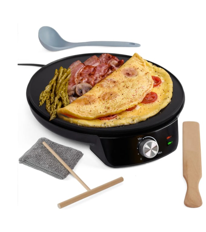 Crepera Electrica Maquina Para Hacer Crepas Nube Color Negro | Coppel.com