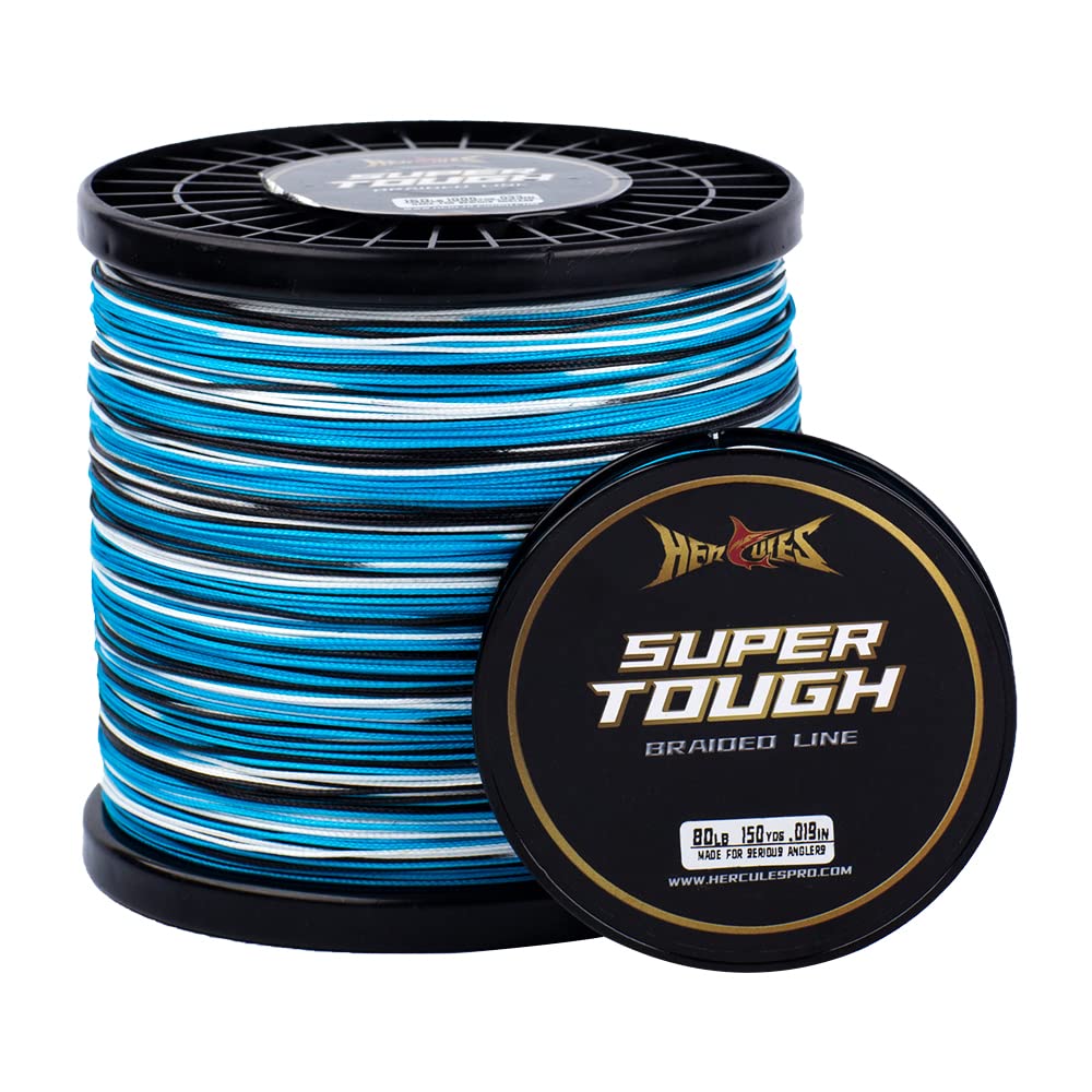 Línea De Pesca Hercules Super Tough 130 Libras Test Blue Camo 1000y ...