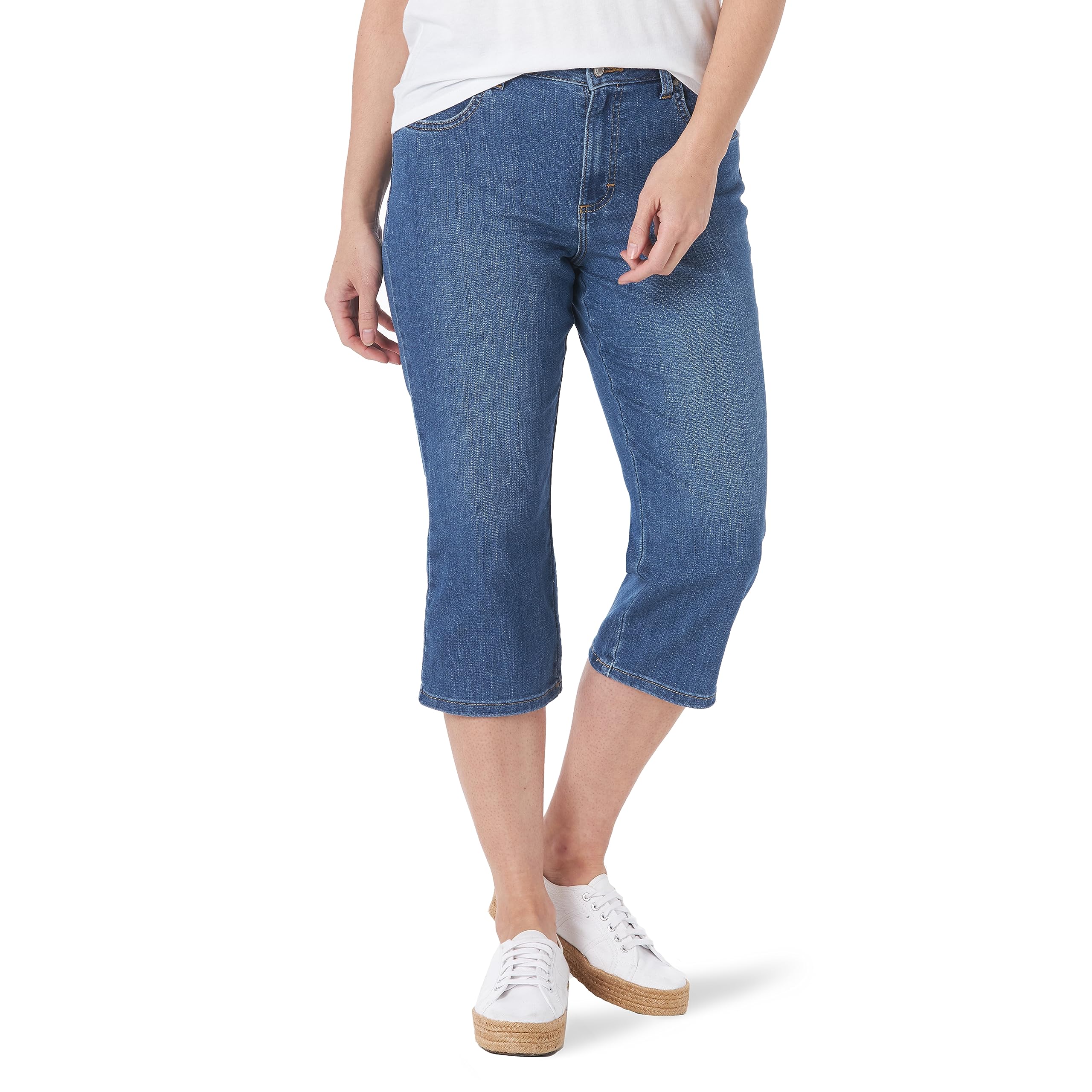 Capri Jean Lee Soar De Corte Holgado Para Mujer, Talla 6 - Venta ...