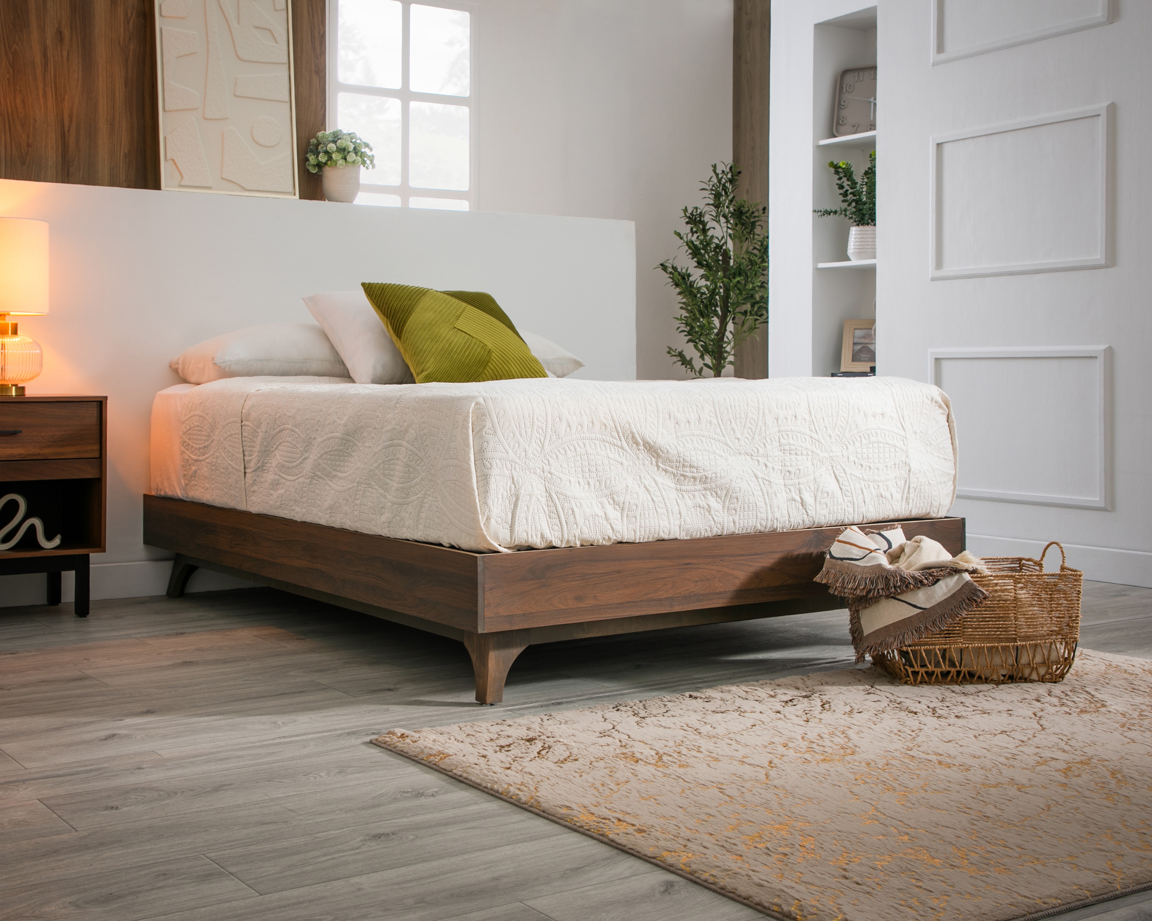 Base para Cama Matrimonial Carolina de Madera | Coppel.com