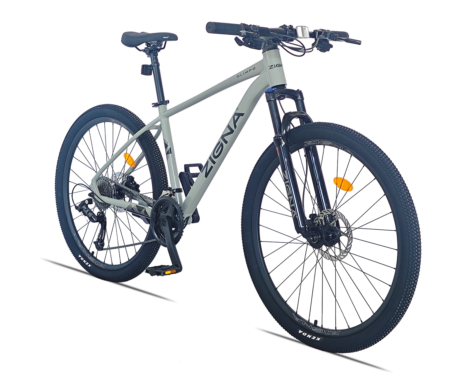 Bicicleta de Montaña Zigna Olimpo Rodada 27.5 Gris | Coppel.com
