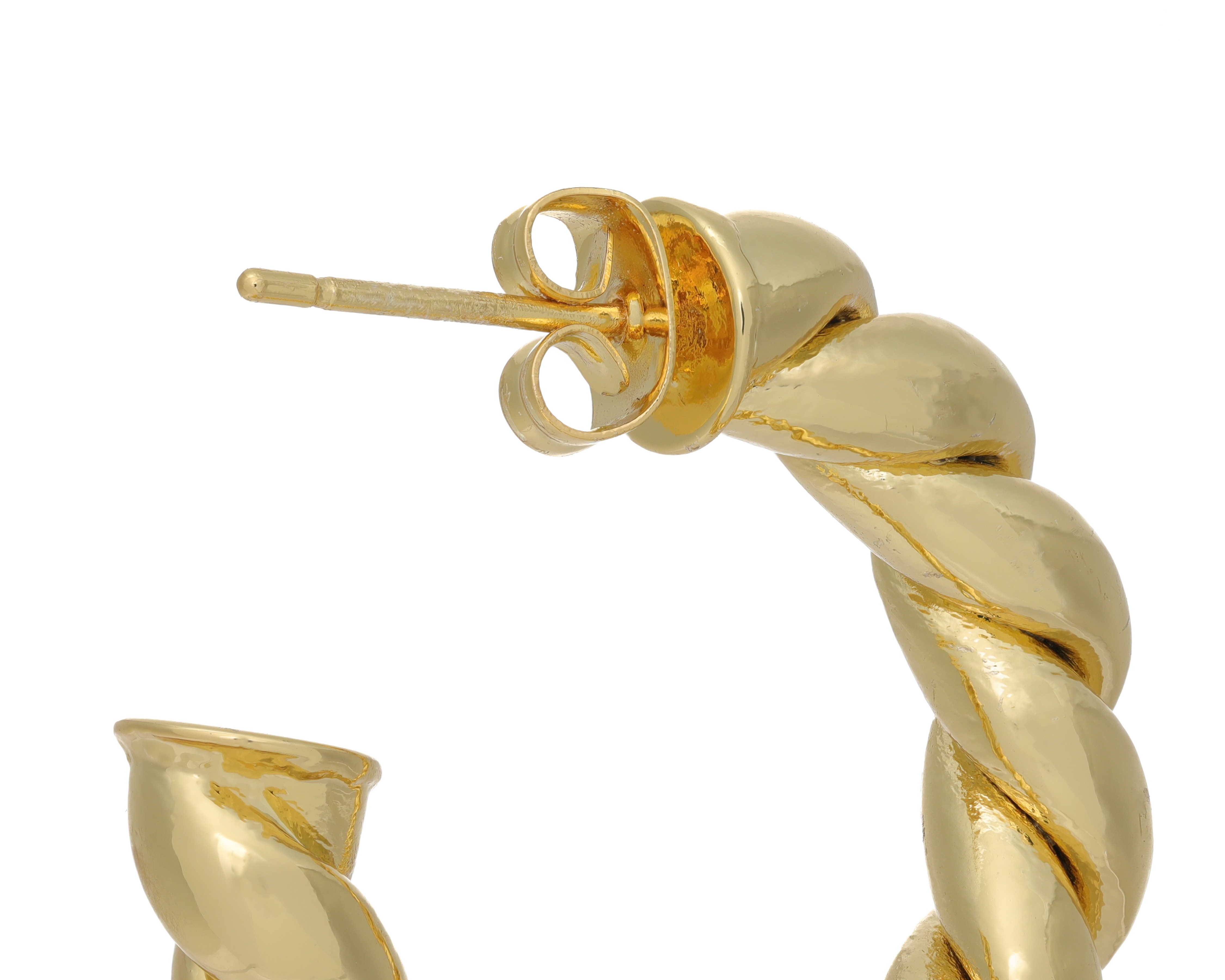 Arracadas Chapa de Oro 14k Allu Jewelry | Coppel.com