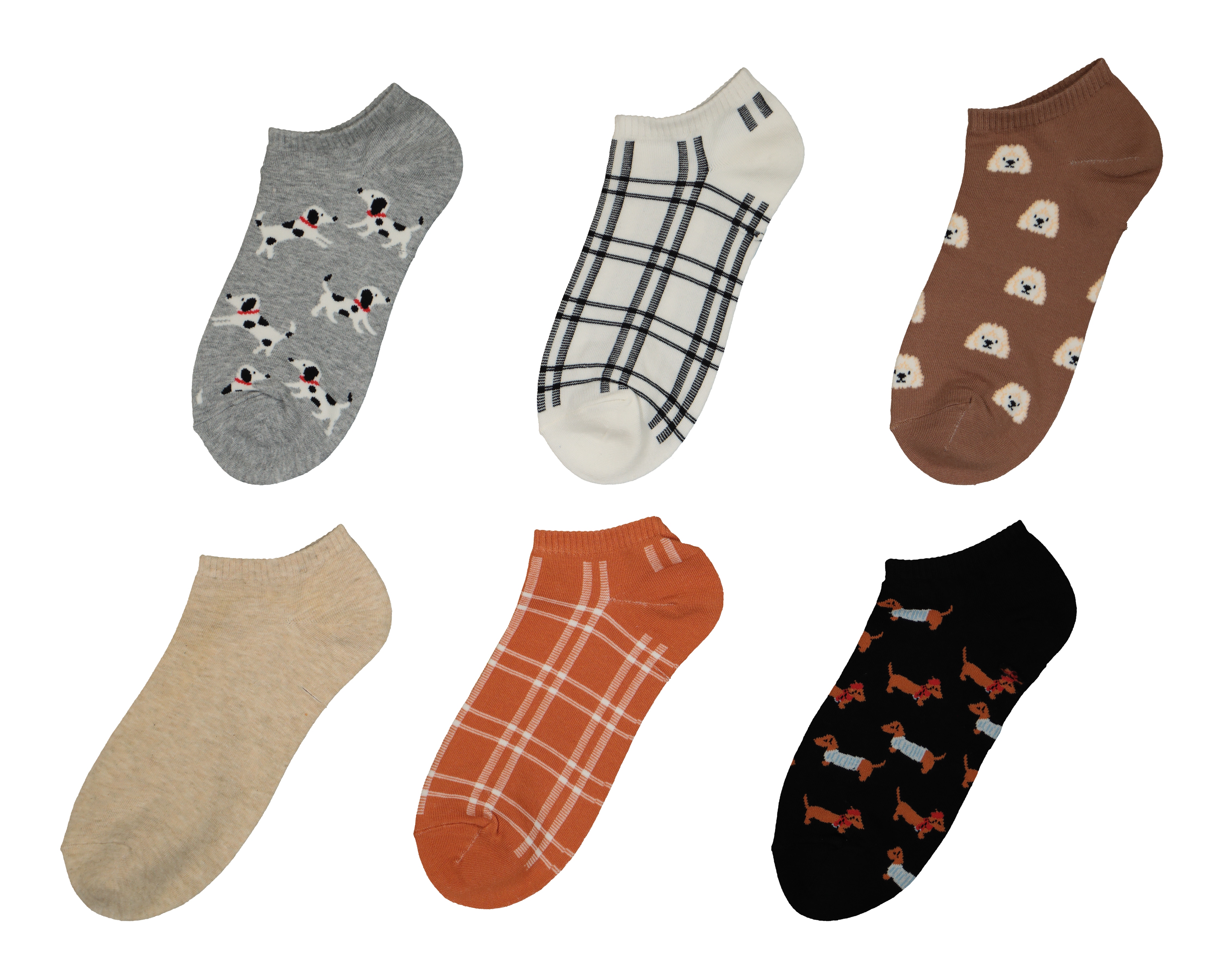 Calcetines Tines Lovest Estampados para Mujer 6 Pares | Coppel.com