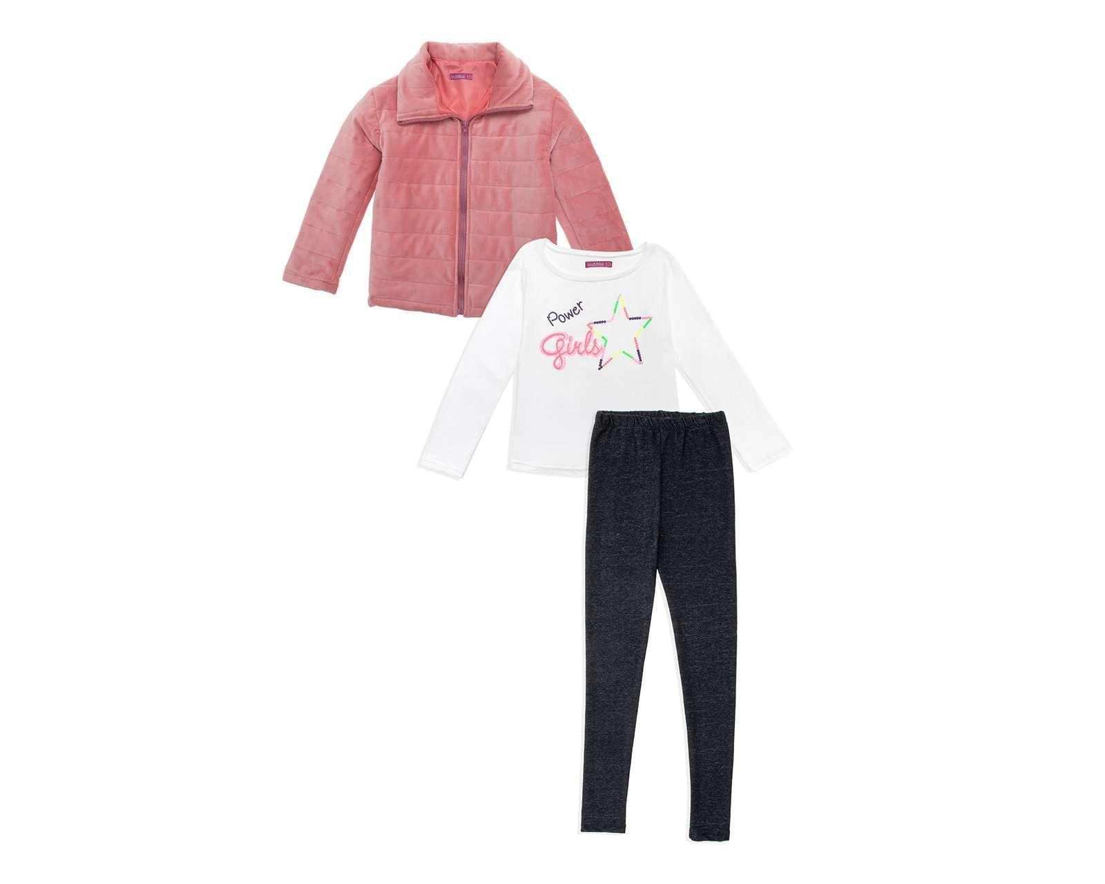 Conjunto con leggings Girls Attitude para Niña | Coppel.com