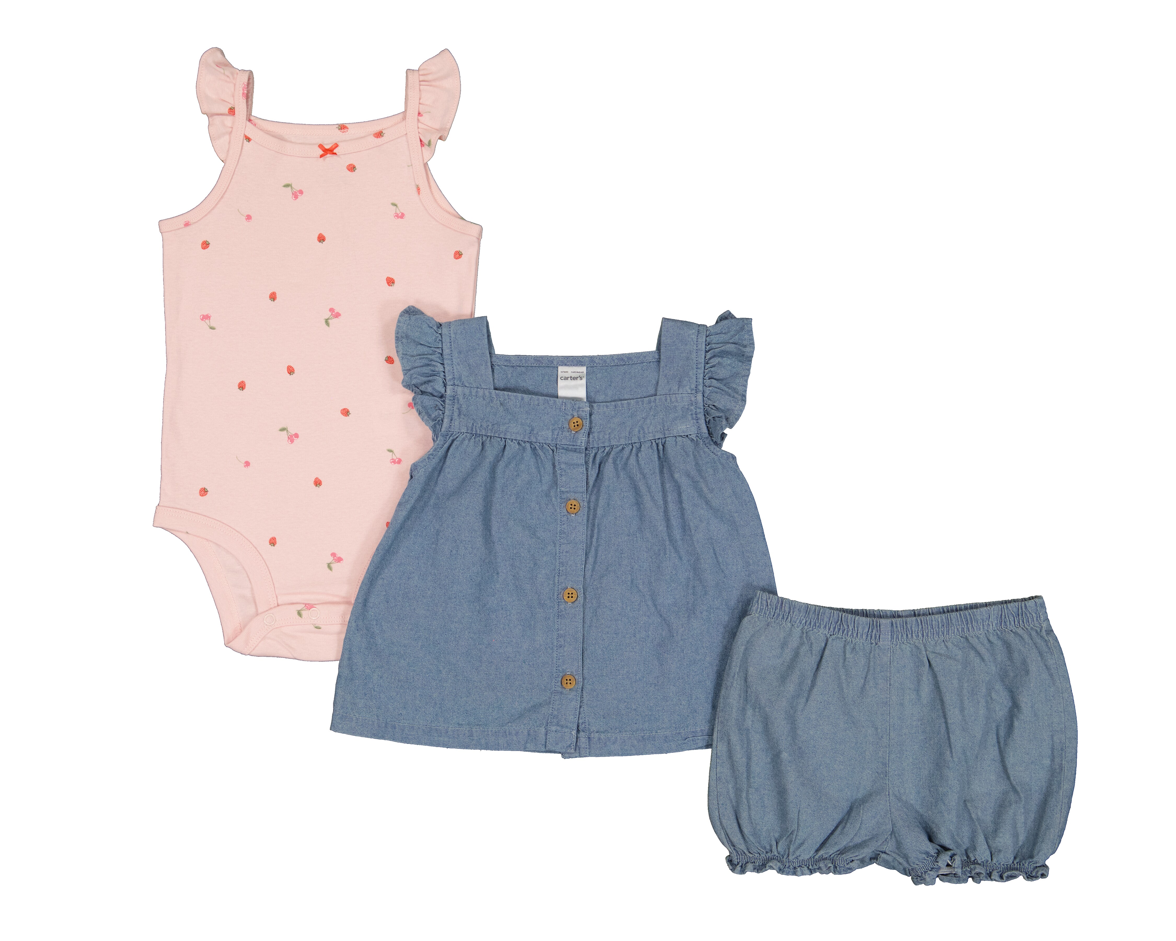 Conjunto para Bebé Niña Carter's 3 Piezas | Coppel.com