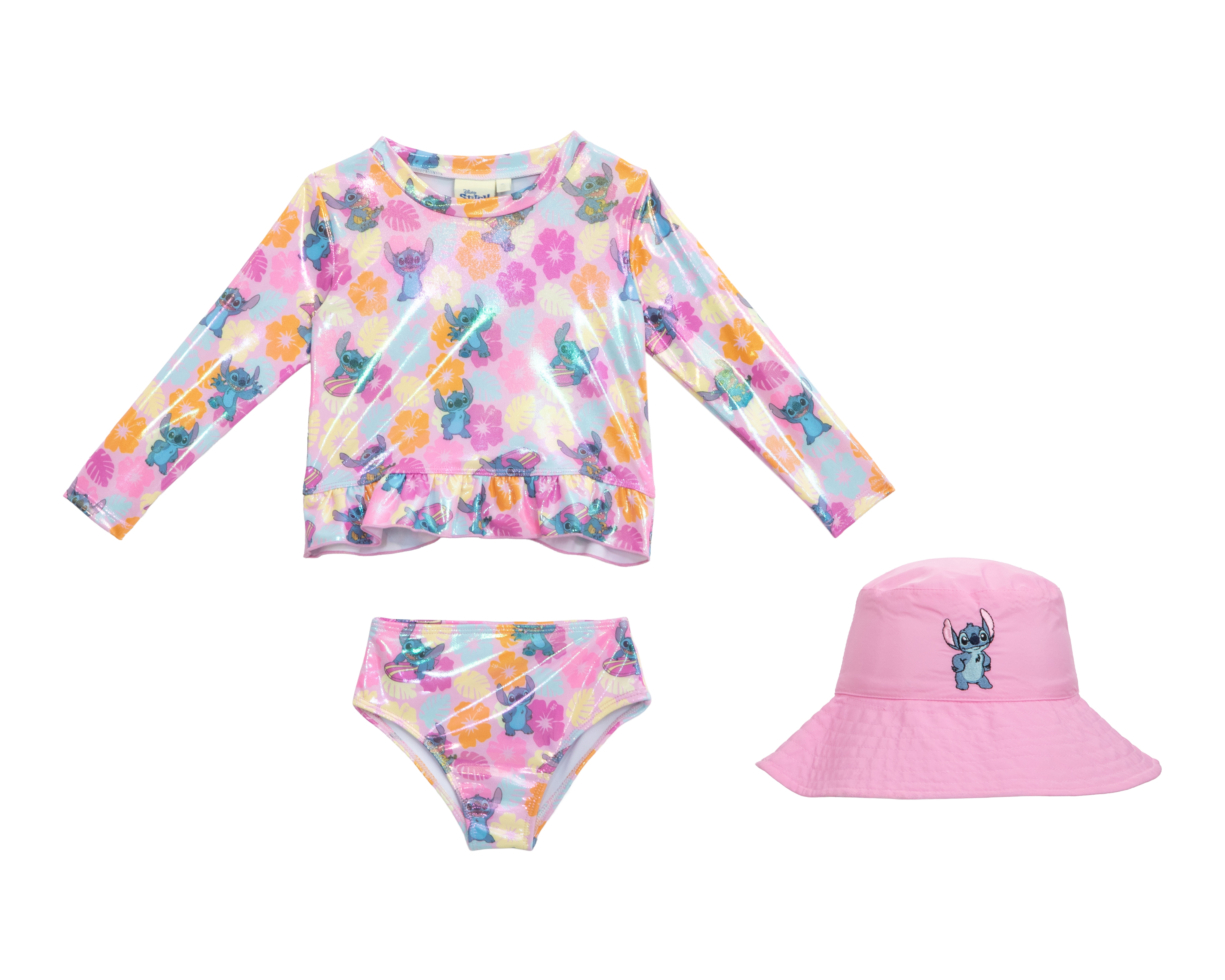 Traje de Baño Disney Lilo & Stitch para Niña 3 Piezas | Coppel.com